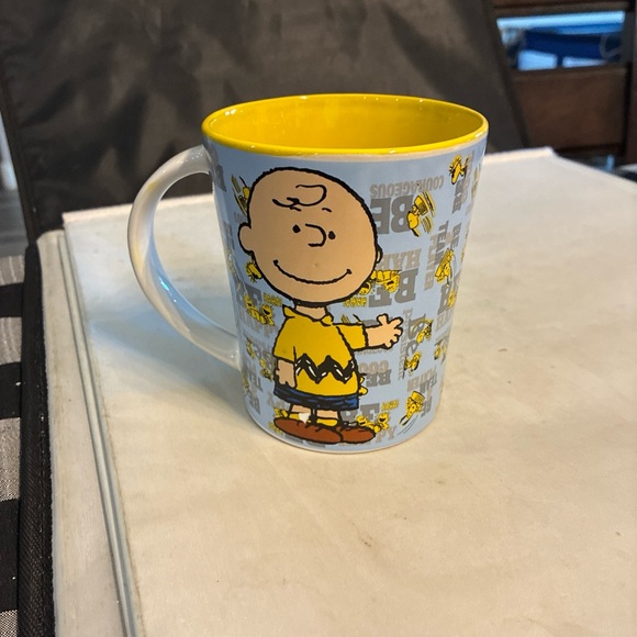 Peanuts | Dining | Charlie Brown Mug With Yellow Interior | Poshmark
